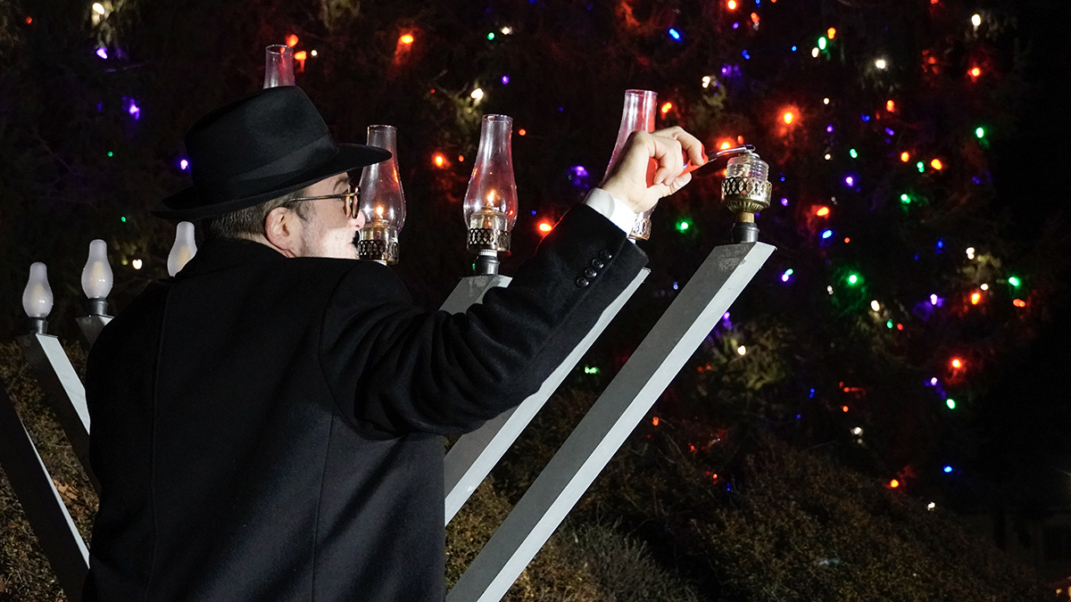 Hanukkah Celebrated With Menorah Lighting - Borough of Fanwood